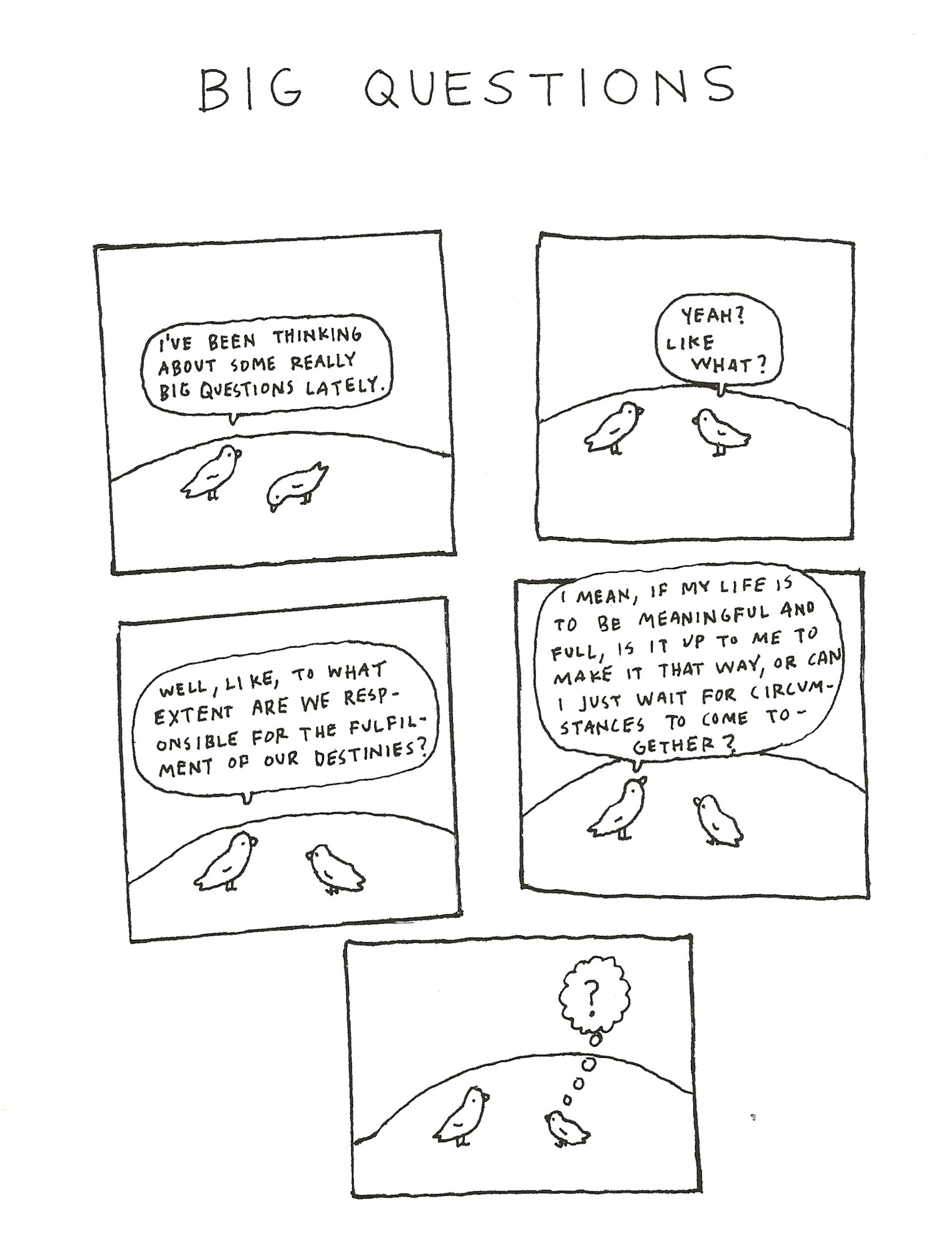 Big Questions | HTMLGIANT